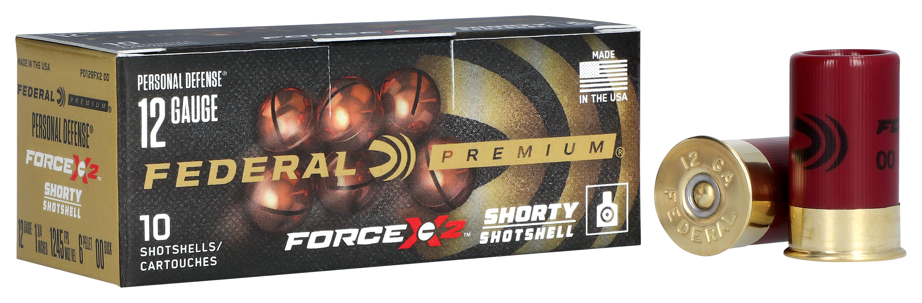 Federal Premium Personal Defense Force X2 Shorty Shotgun Shells | Bass ...